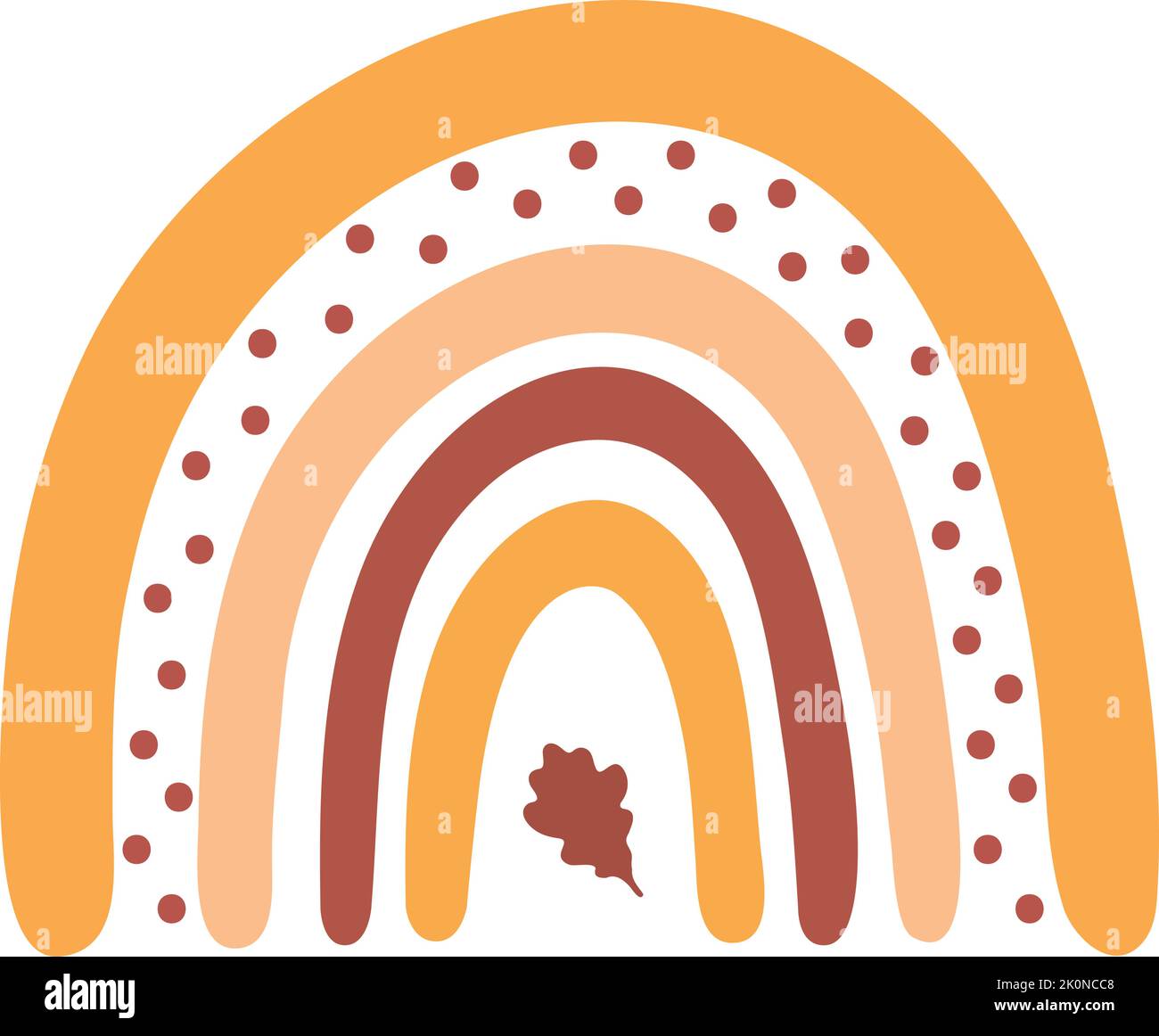 vector illustration of fall, autumn rainbow Stock Vector Image & Art ...