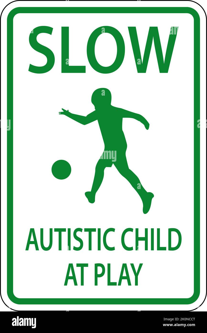 Autistic Children Playing Alone