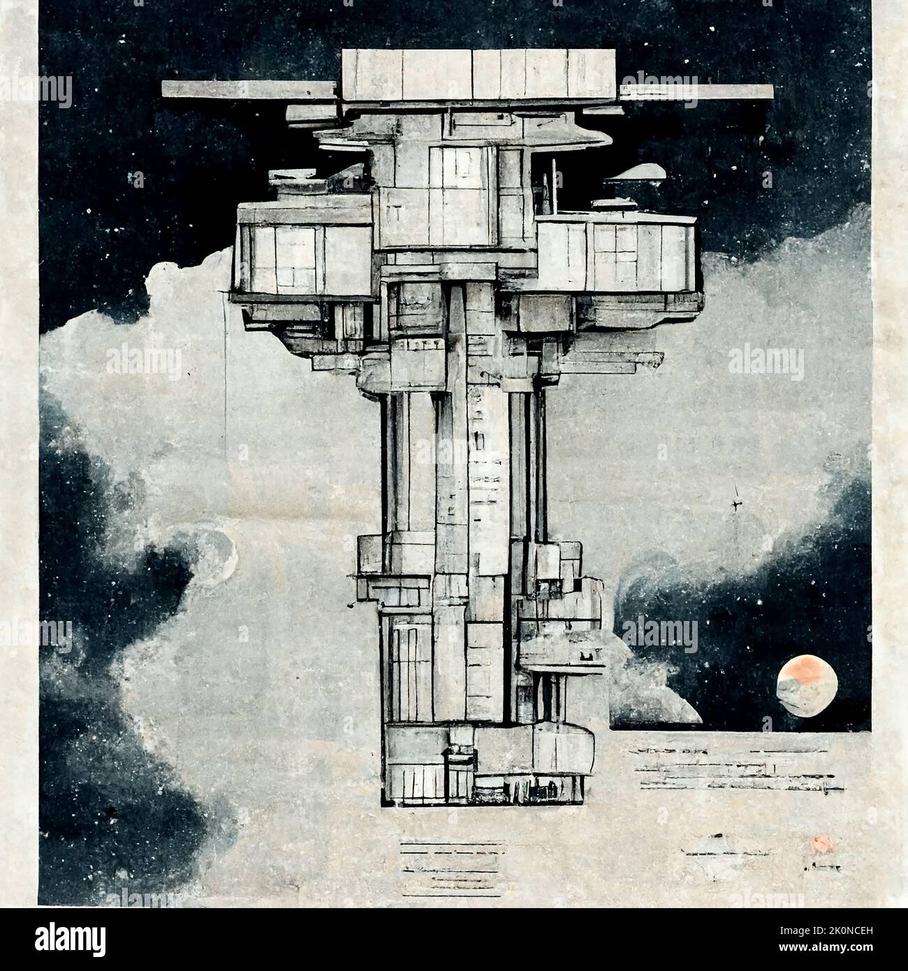 1960s future drawing hi-res stock photography and images - Alamy