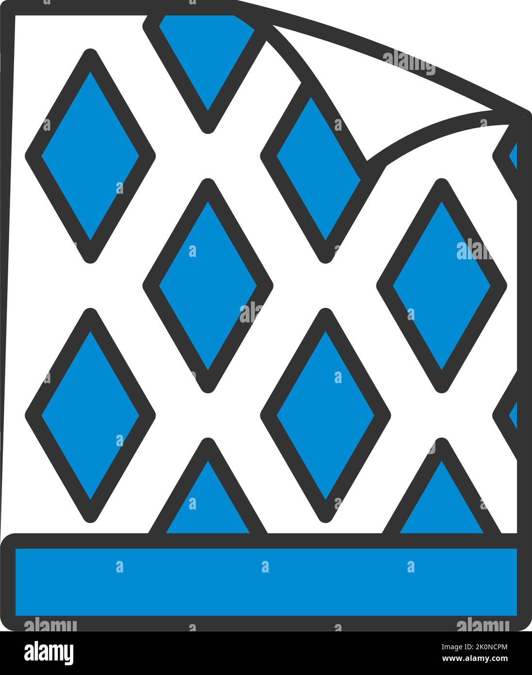 Wallpaper Icon. Editable Bold Outline With Color Fill Design. Vector ...