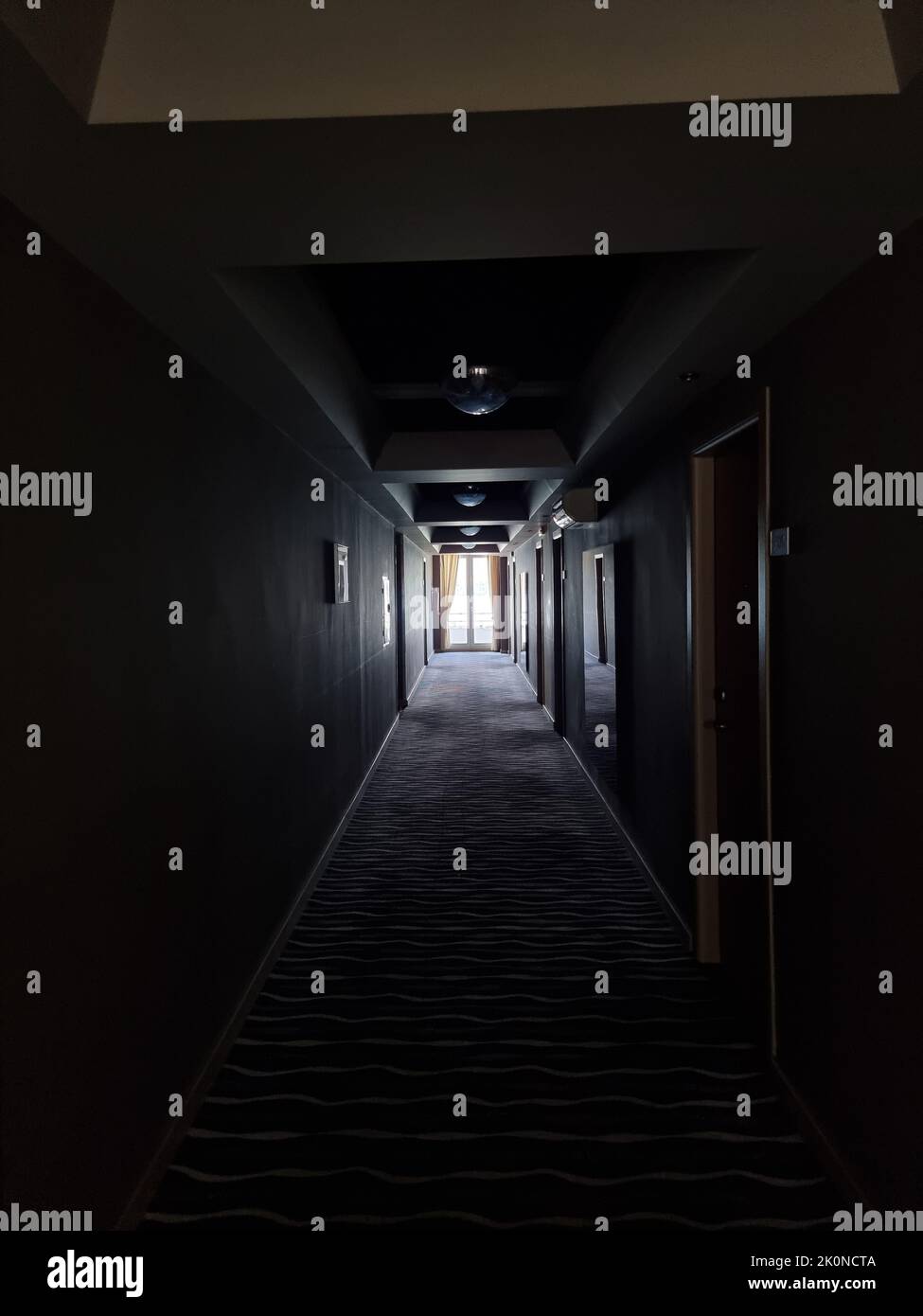 Vertical shot dark hallway hi-res stock photography and images - Alamy