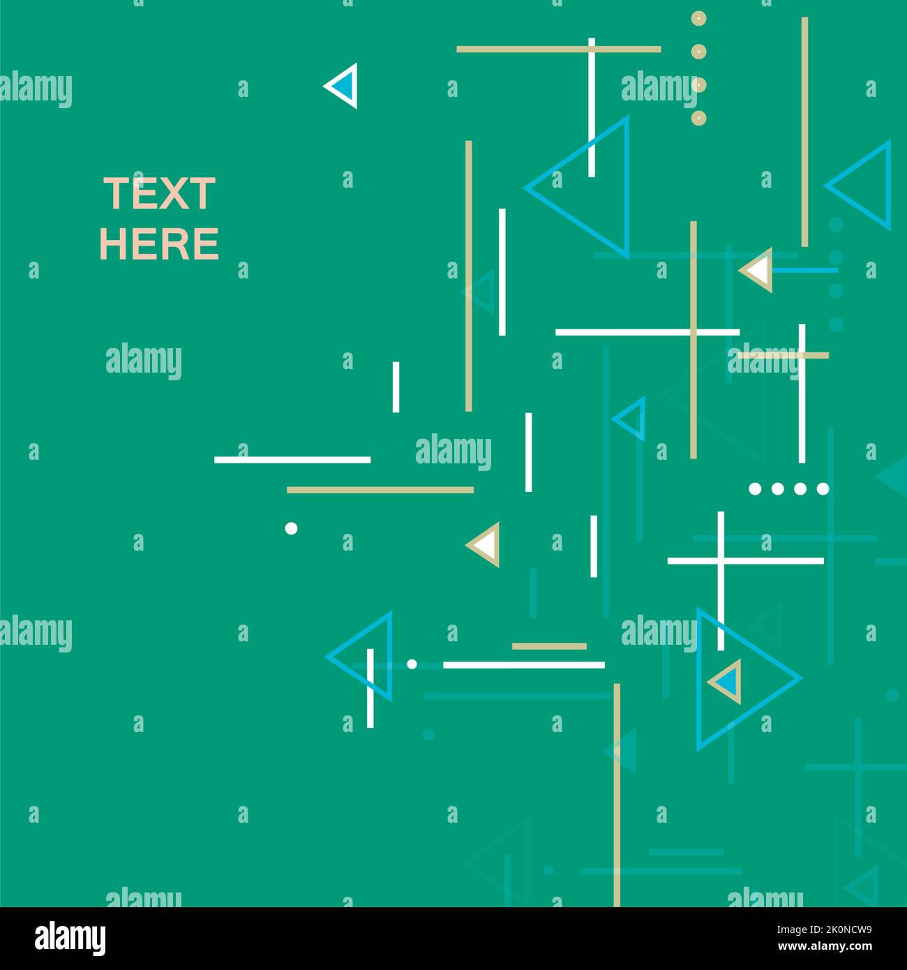 Abstract background with dynamic lines and triangles. Vector simple ...