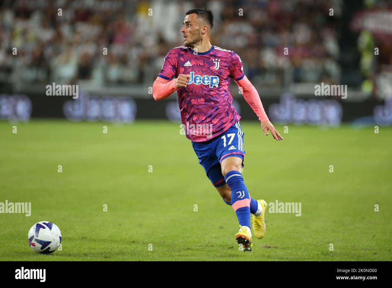 Allianz Stadium, Turin, Italy, September 11, 2022, Filip Kostic ...