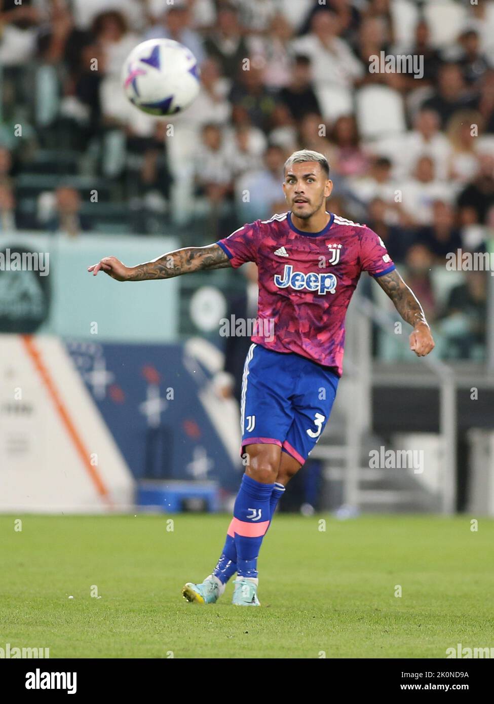 Allianz Stadium, Turin, Italy, September 11, 2022, Leandro Paredes ...