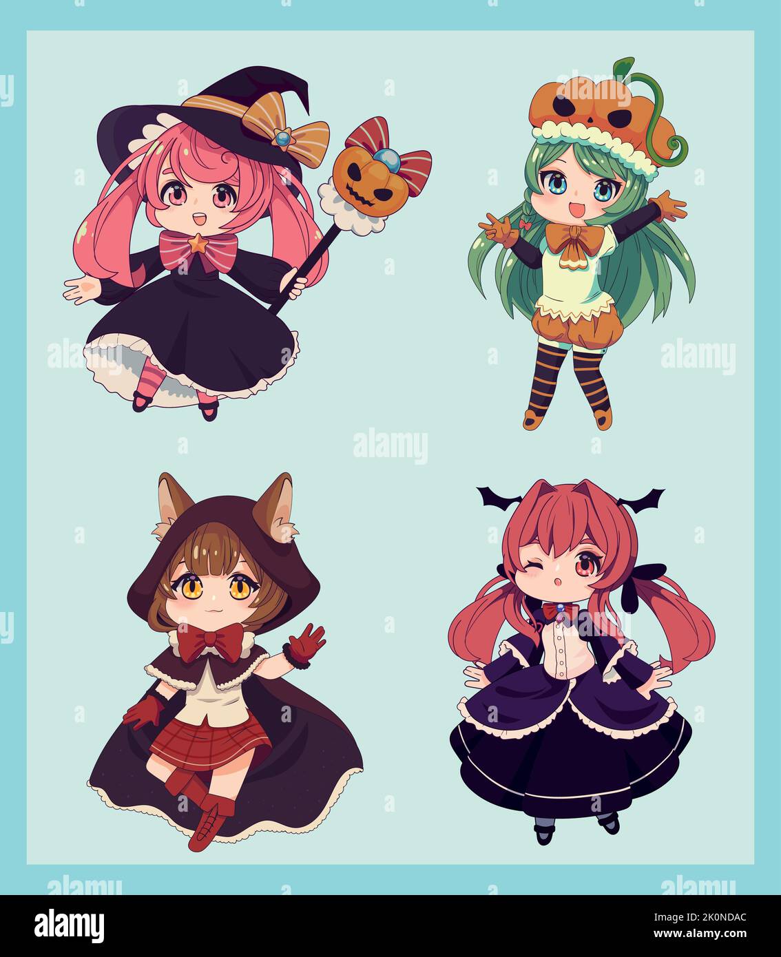 Chibi pumpkin hi-res stock photography and images - Alamy