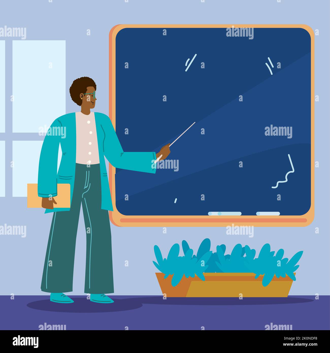 teacher giving a lesson Stock Vector Image & Art - Alamy