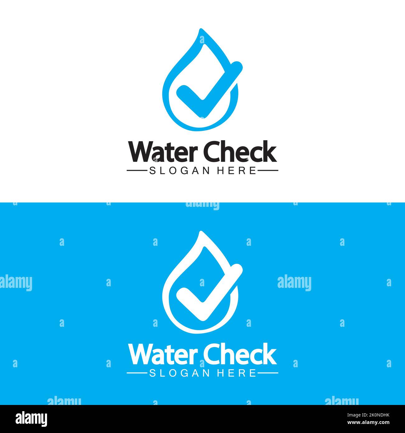 water drop check logo vector icon illustration Stock Vector Image & Art ...