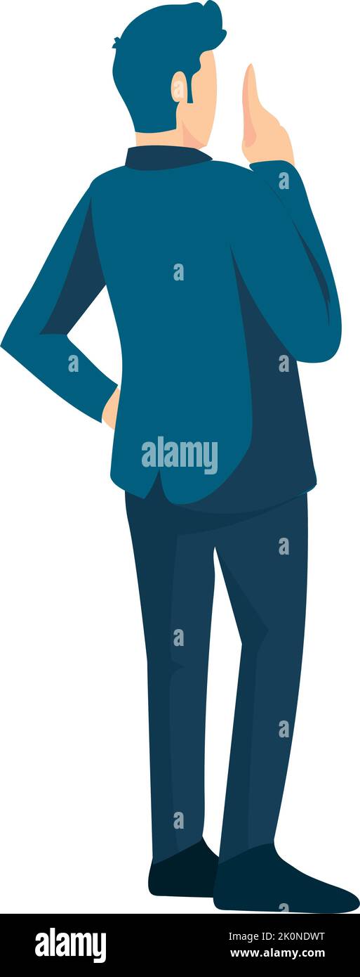 standing businessman design Stock Vector Image & Art - Alamy