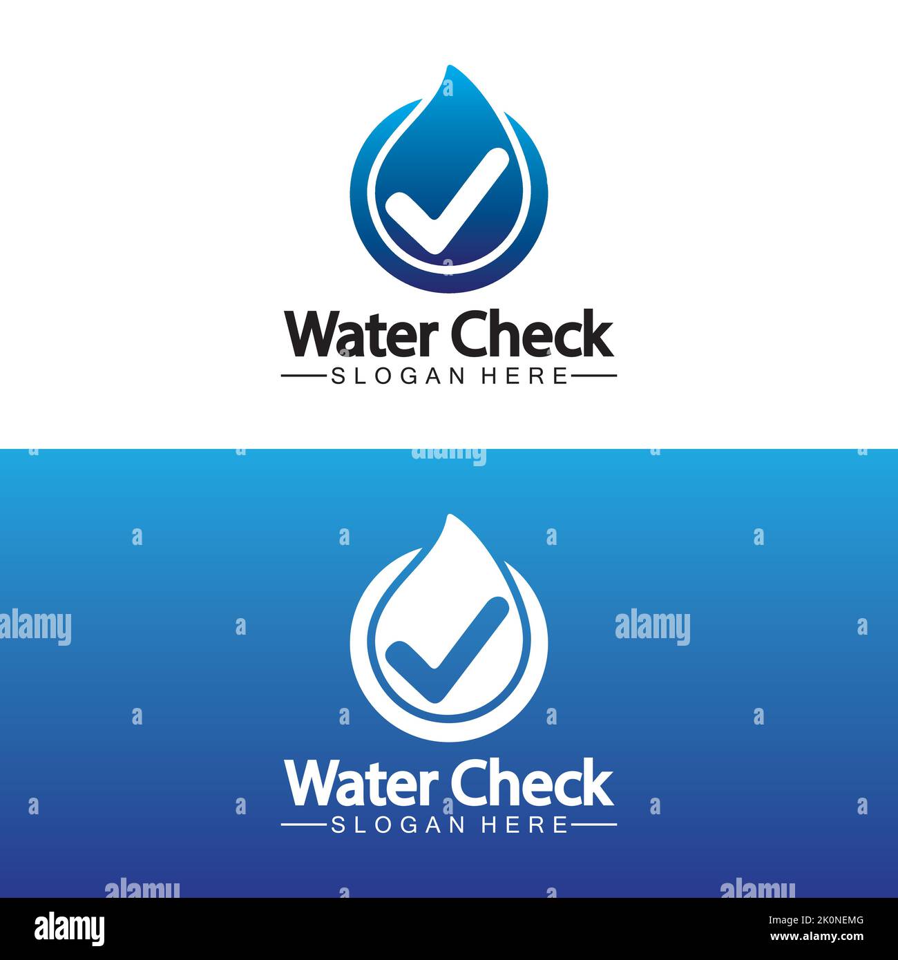 water drop check logo vector icon illustration Stock Vector Image & Art ...