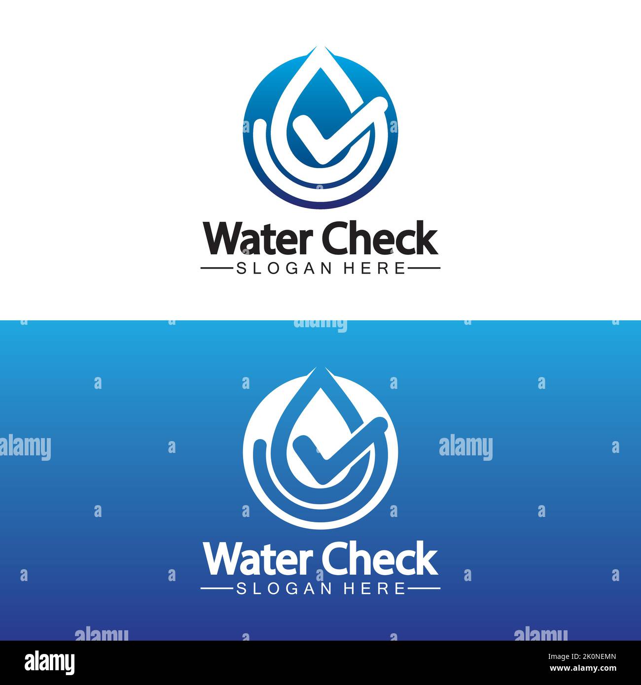 water drop check logo vector icon illustration Stock Vector Image & Art ...