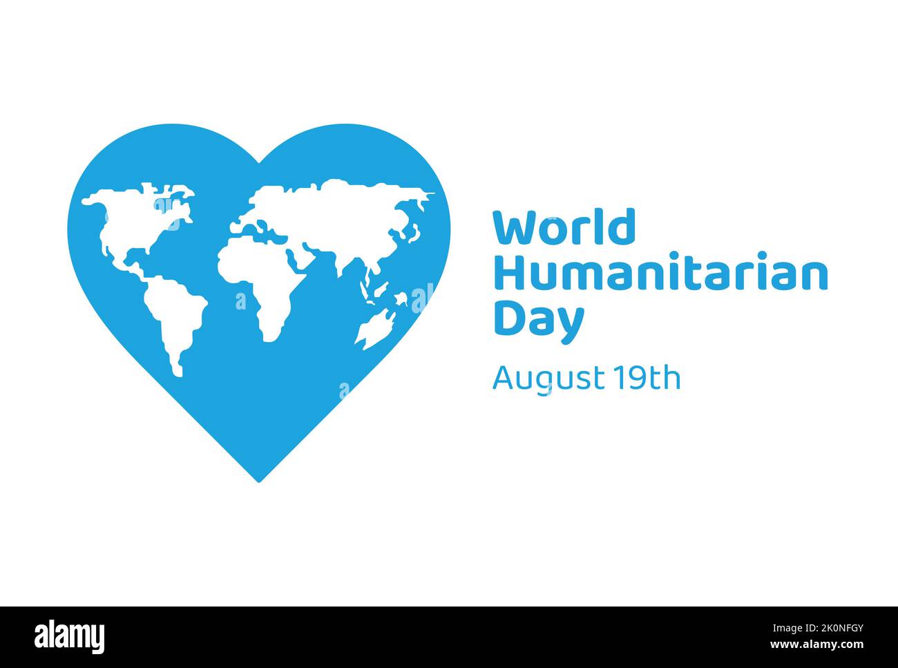 World Humanitarian day vector artwork - World humanitarian day - August ...