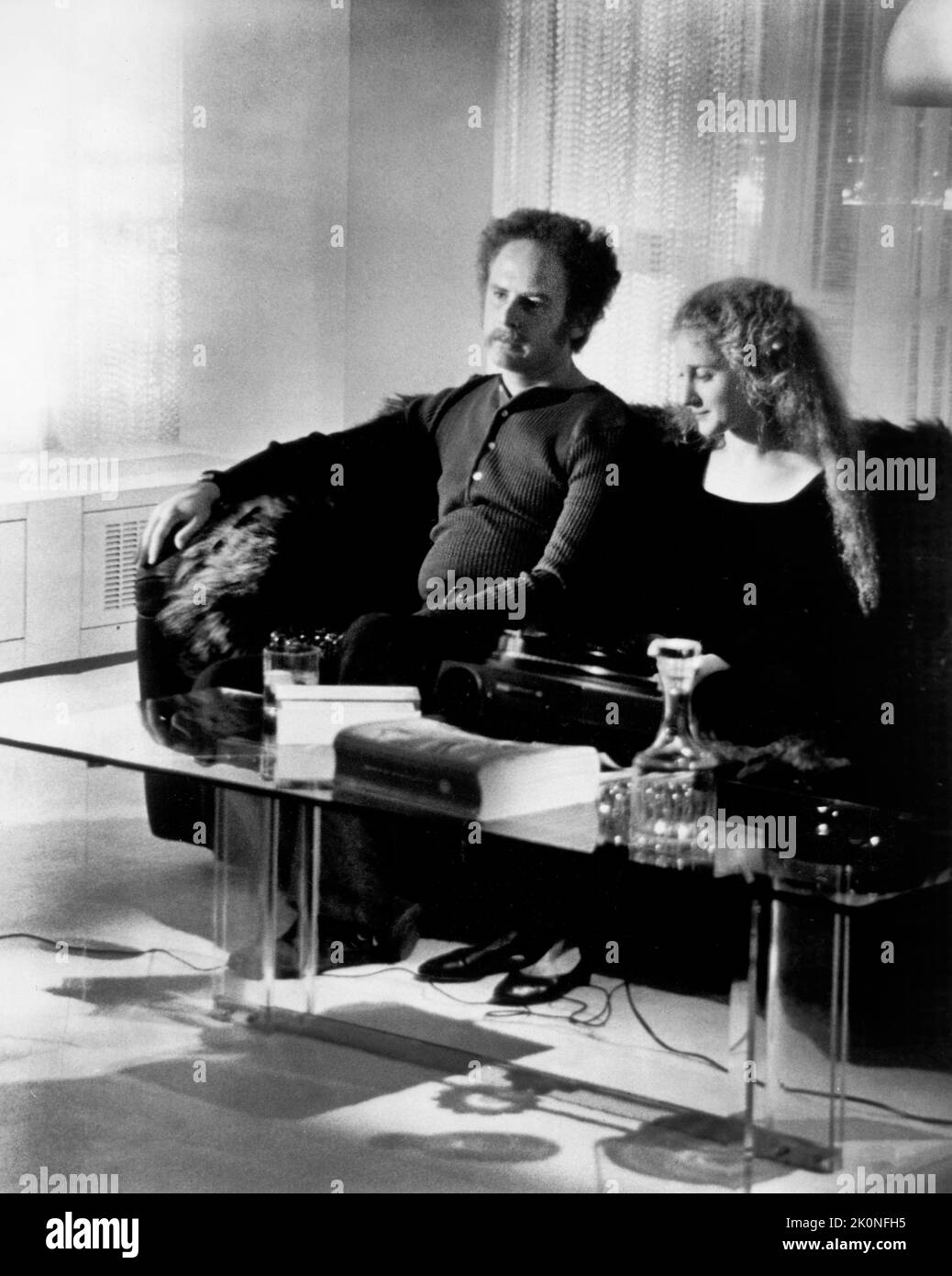 Art Garfunkel, Carol Kane, on-set of the Film, "Carnal Knowledge", AVCO ...