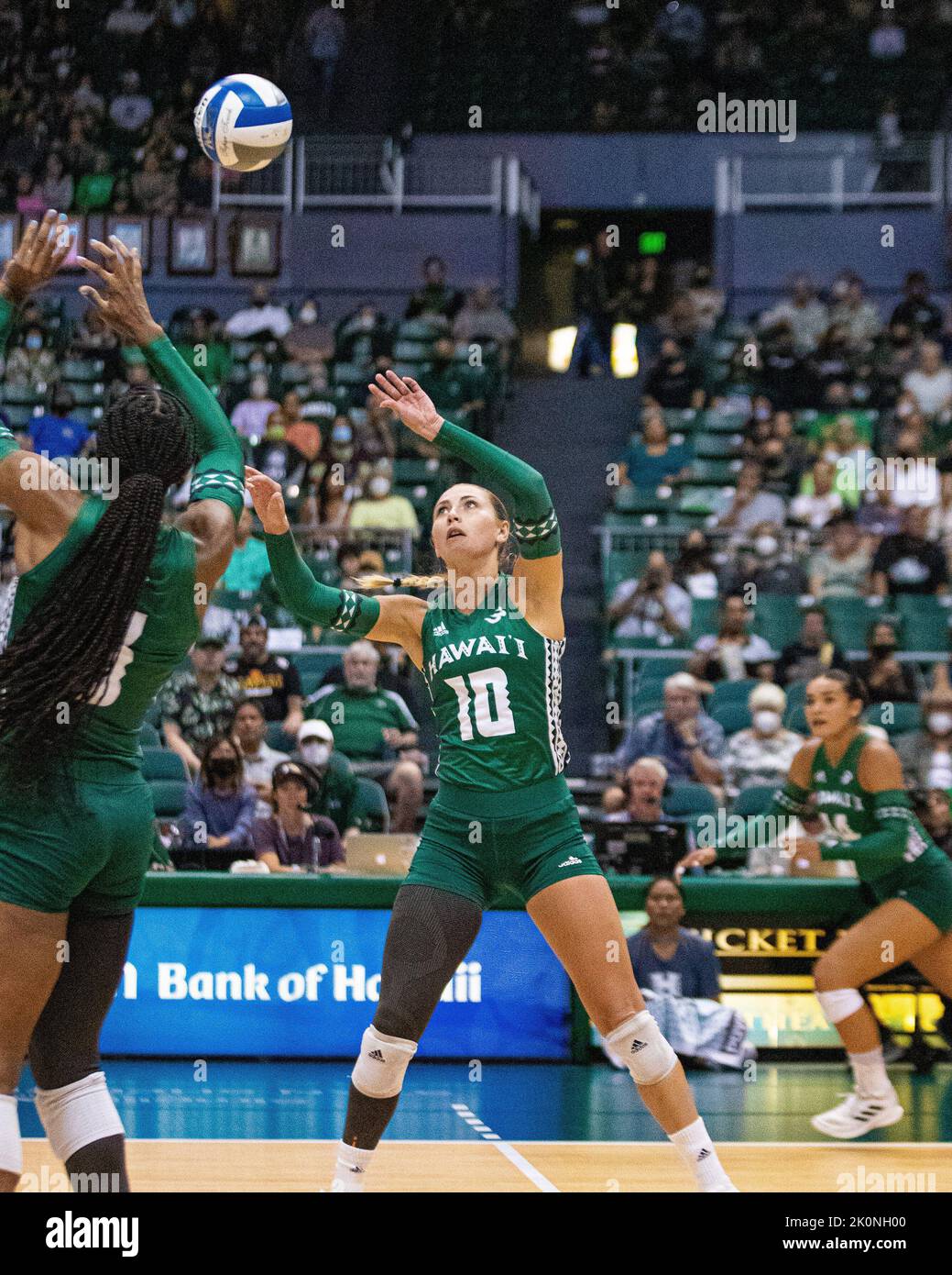 Honolulu, Hawaii. September 10, 2022 - Hawaii setter Kate Lang (10 ...