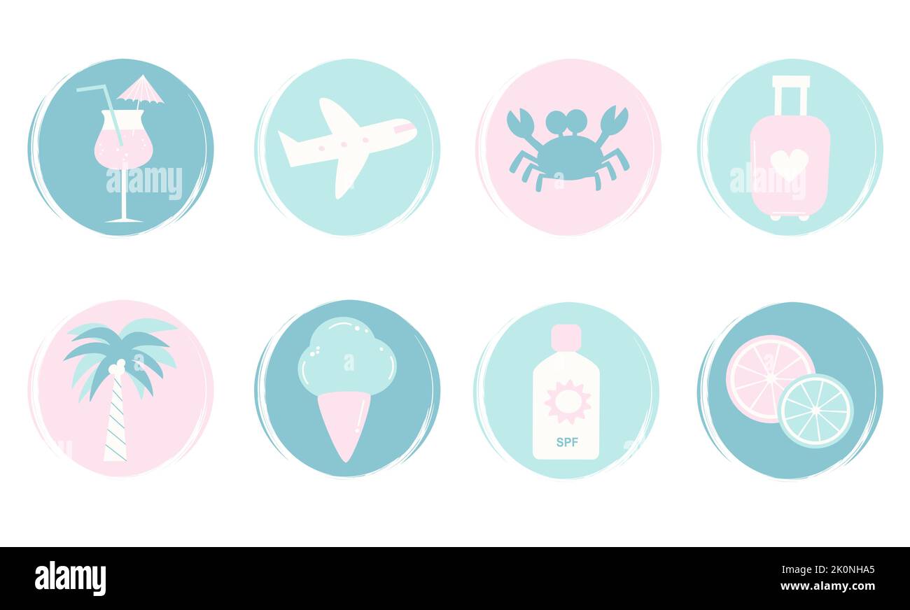 Vector set of logo design templates, icons and badges for social media ...