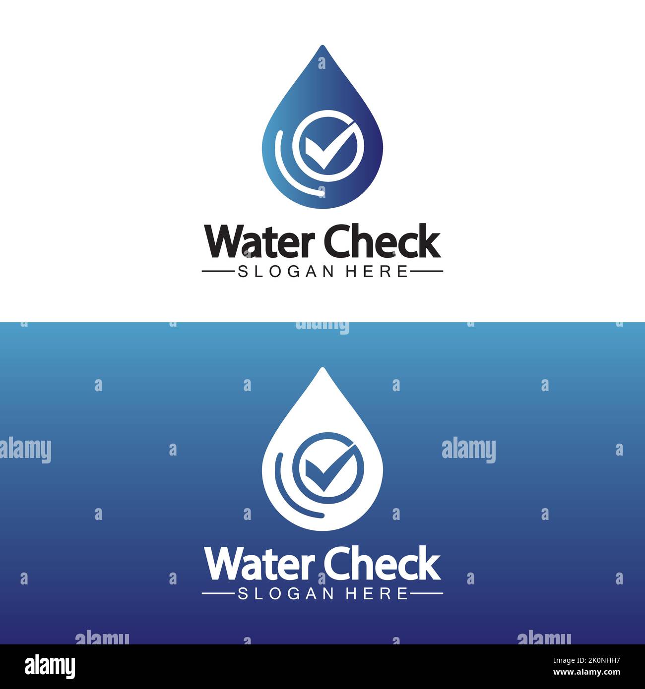 water drop check logo vector icon illustration Stock Vector Image & Art ...