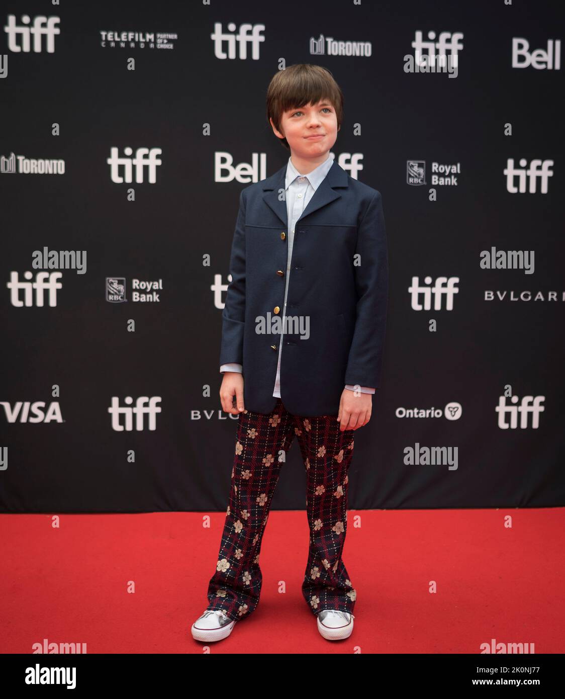 Toronto, Canada, Sept. 12, 2022. Actor Maxim Swinton poses for ...