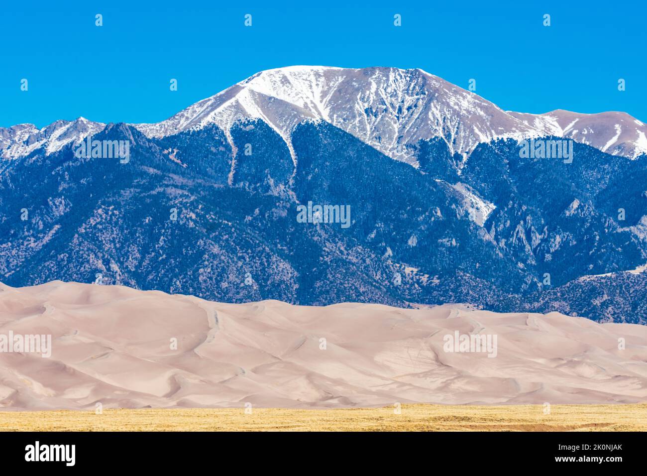 Great Sand Dunes National Park and Preserve, Colorado, USA Stock Photo ...