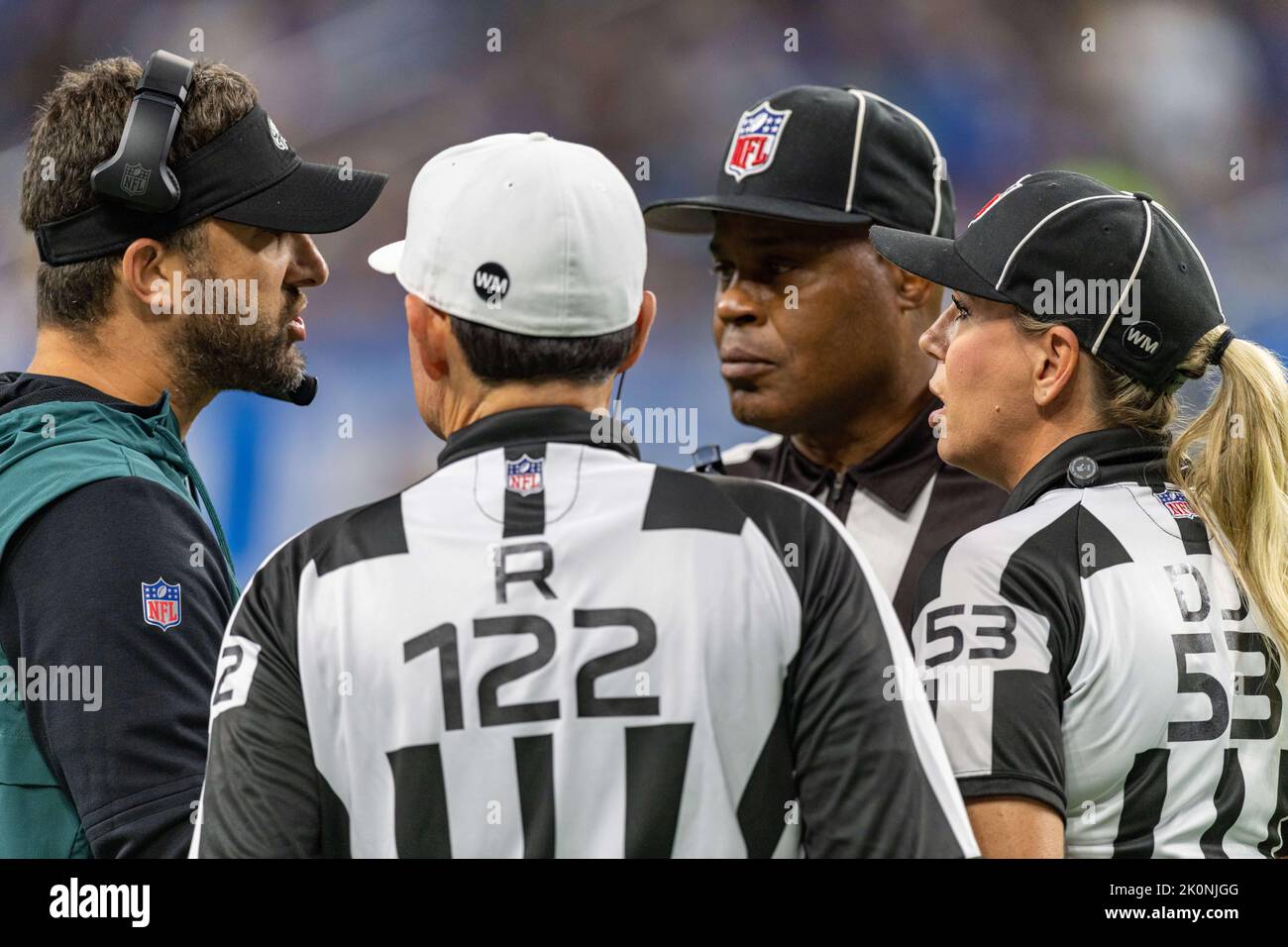 DETROIT, MI - SEPTEMBER 11: Philadelphia Eagles head coach Nick ...