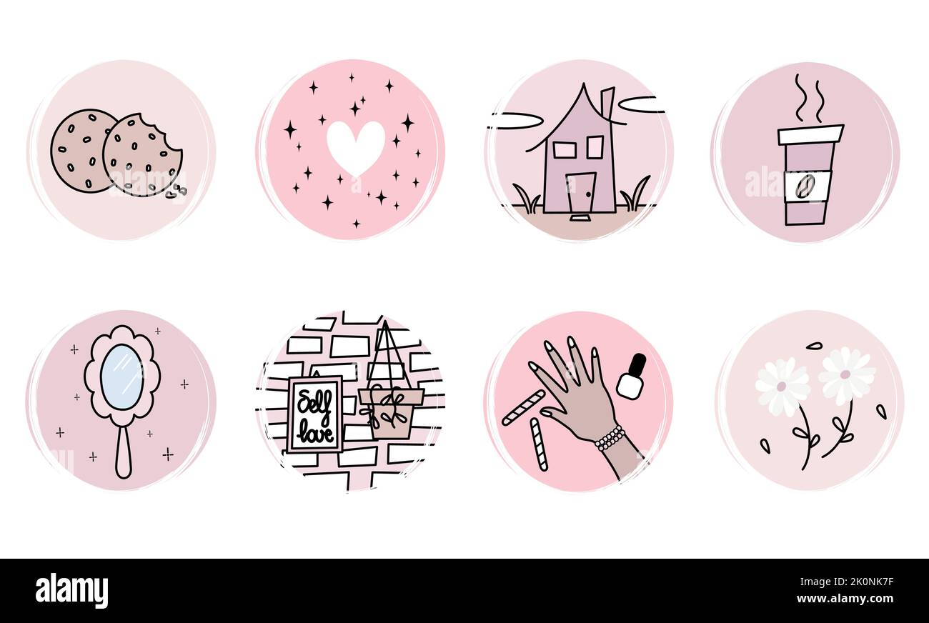 cute vector set of logo design templates, icons and badges for social ...