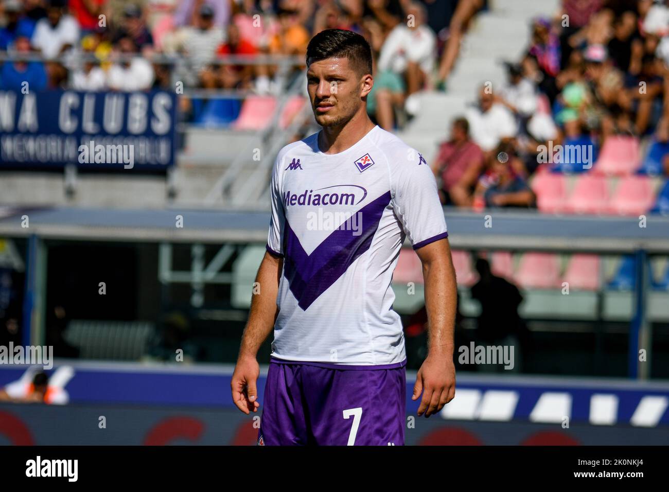 Renato Dall'Ara stadium, Bologna, Italy, September 11, 2022, Fiorentina's Luka Jovic portrait ...