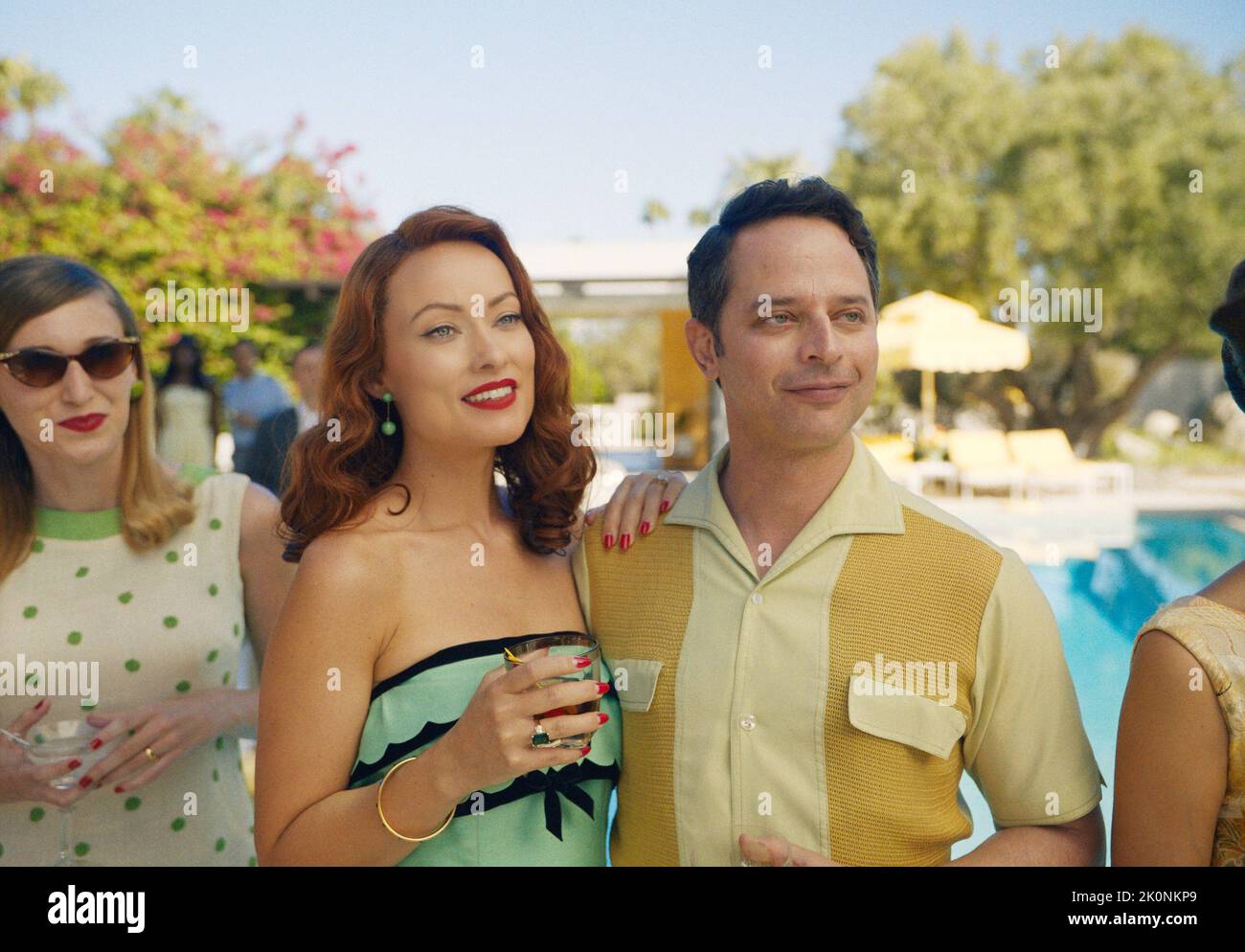 DON'T WORRY DARLING, from left: Olivia Wilde, Nick Kroll, 2022. ph: Merrick Morton /© Warner ...