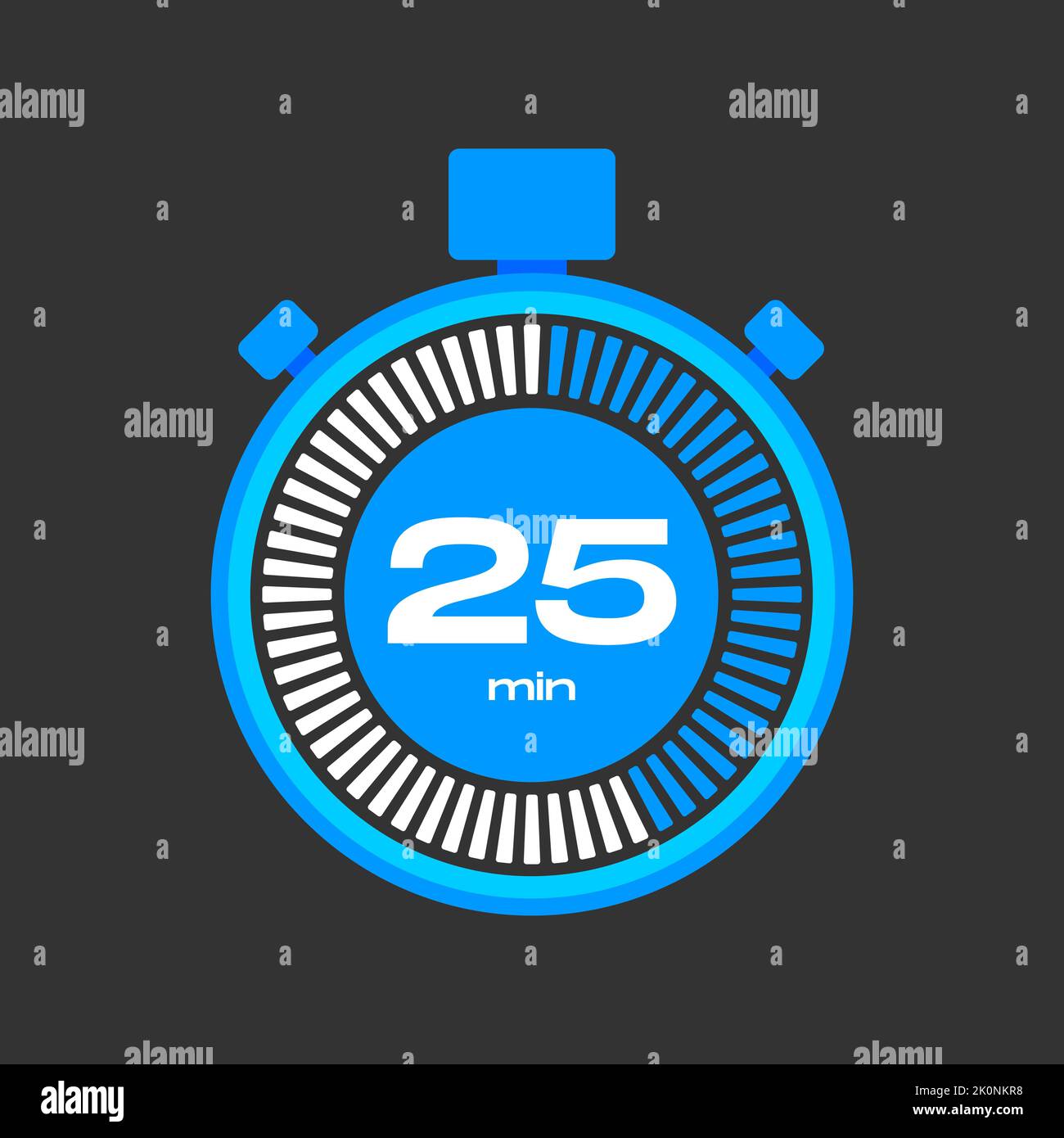25 Minutes Timers Clocks Timer 25 Mins Icon Countdown Icon Time