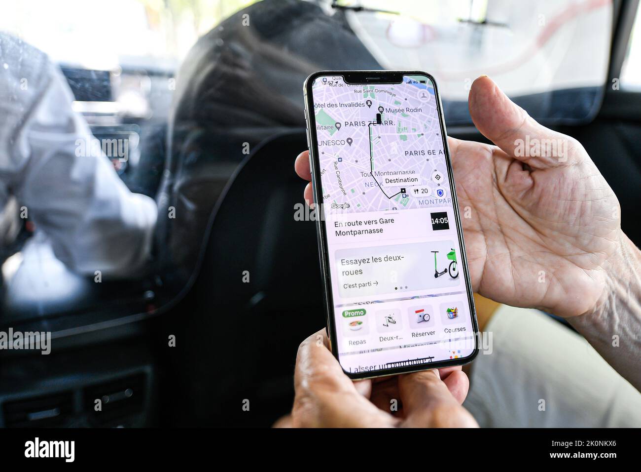 Paris, France. September, 12, 2022, Illustration picture shows a person ...