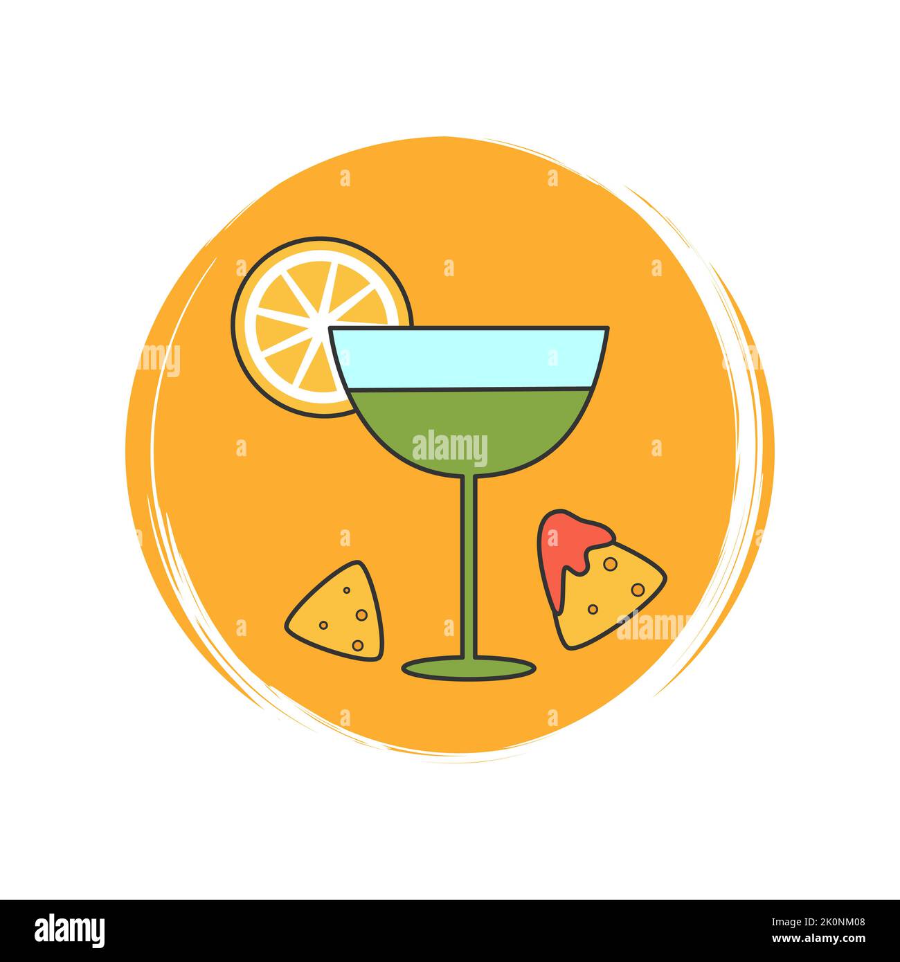 Margarita cocktail mexican icon hi-res stock photography and images - Alamy