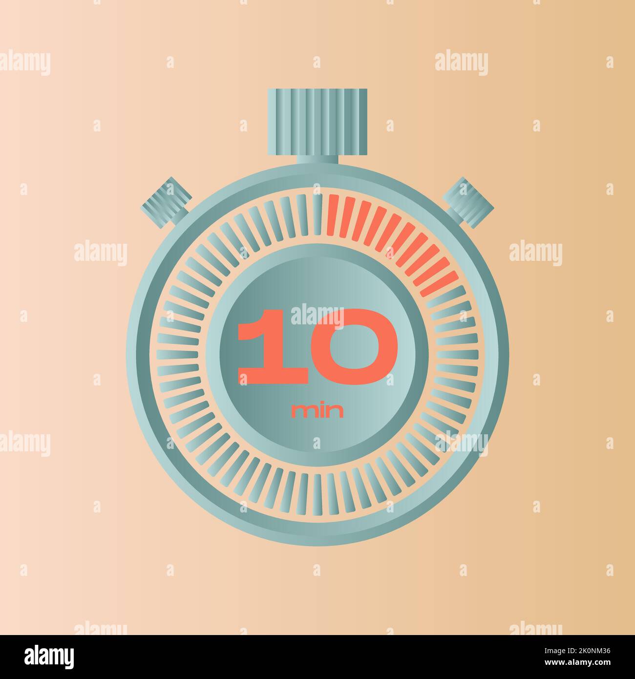 Stopwatch 10 minutes Timer Clock Icon Vector Illustration. Vector ... Stopwatch 10 minutes Timer Clock Icon Vector Illustration. Vector ...