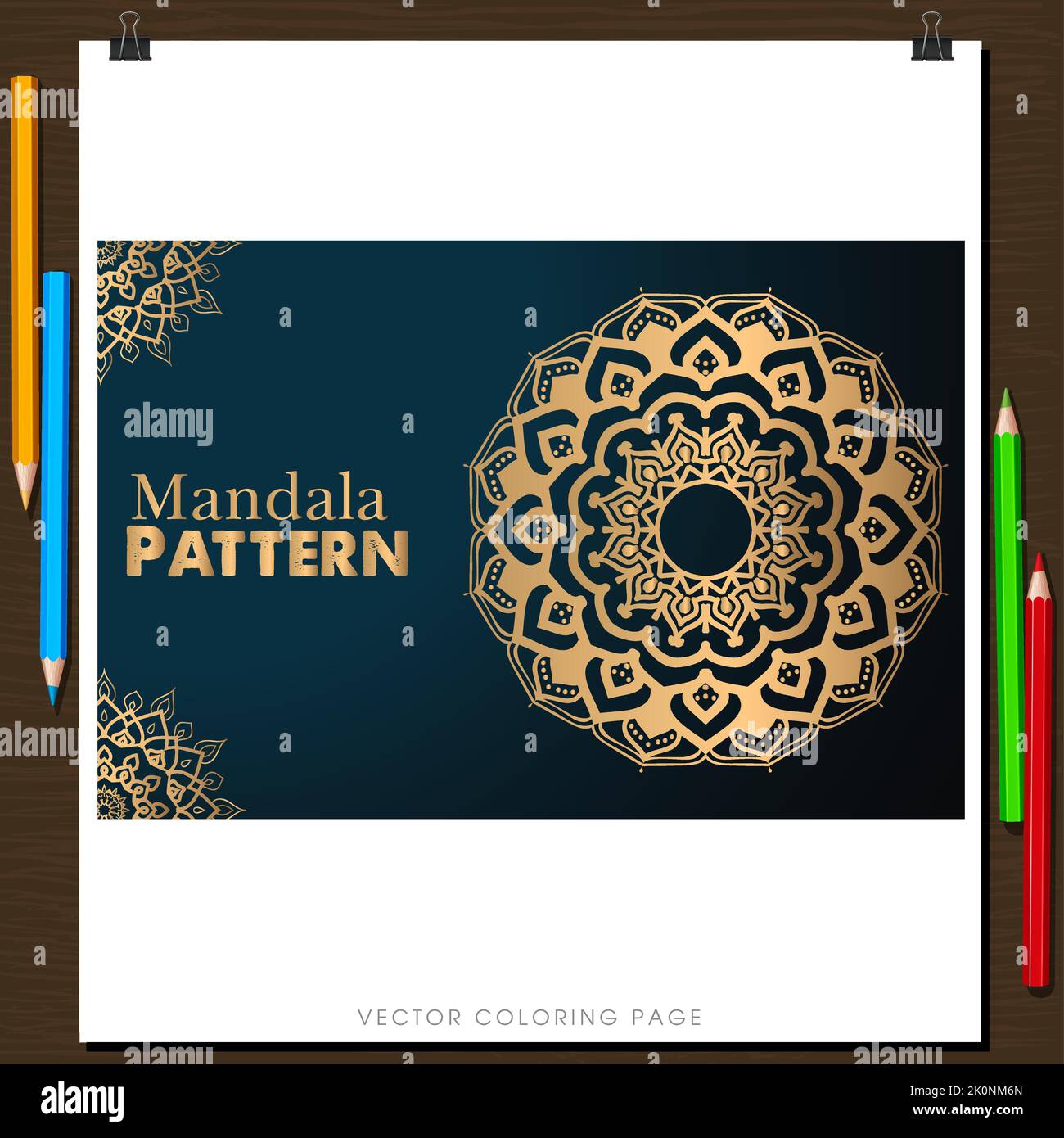 How to draw mandala art hi-res stock photography and images - Alamy