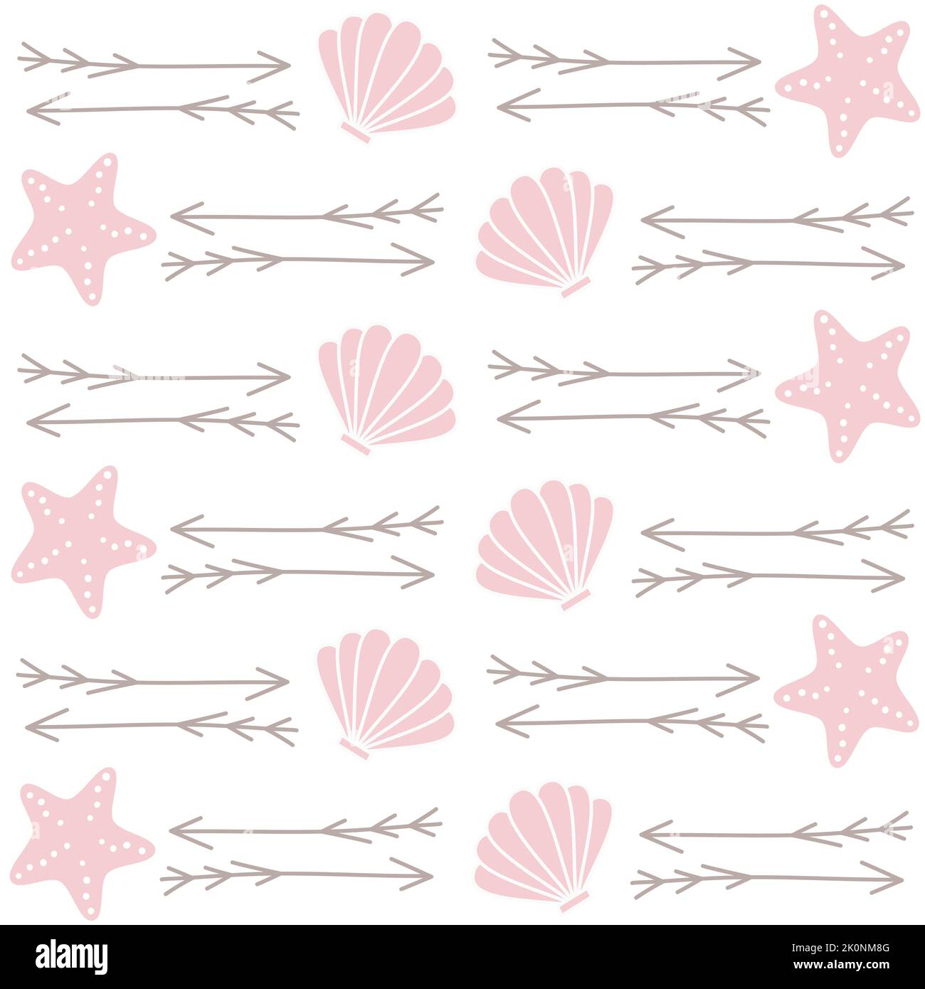 cute lovely seamless vector pattern background illustration with arrows ...