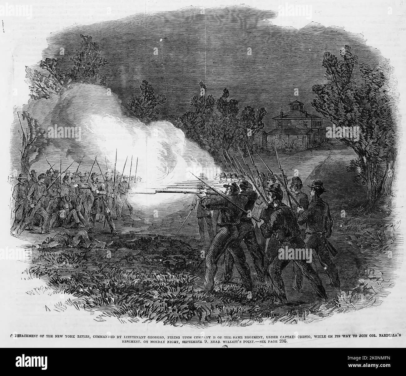 Detachment of the New York Rifles, commanded by Lieutenant Georgeo ...