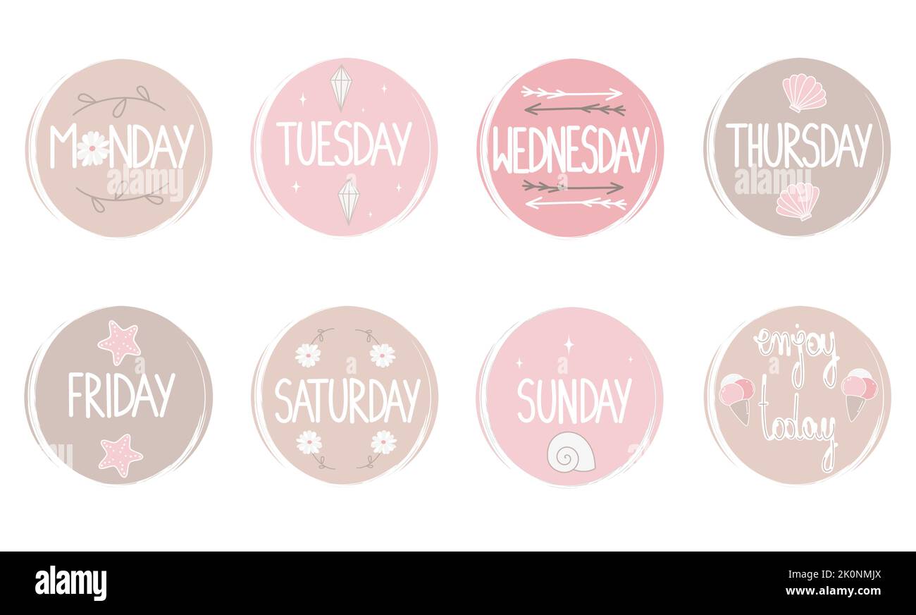 cute vector set of logo design templates, icons and badges for social ...