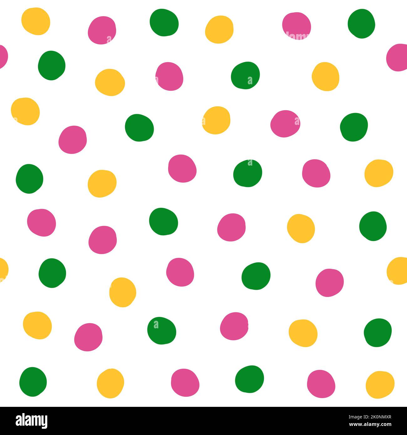 Seamless background rainbow polka Stock Vector Images - Alamy