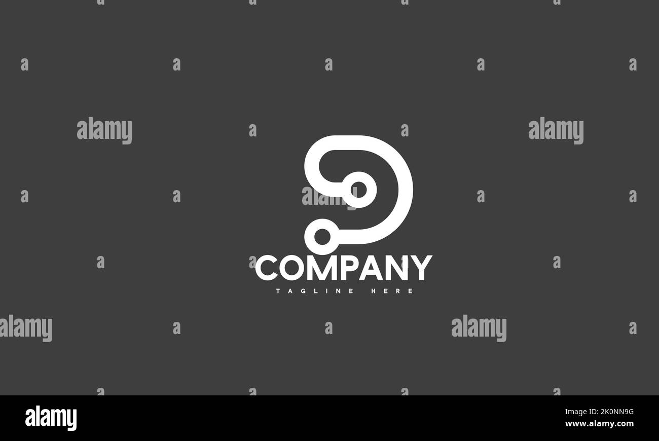 minimal letter D logo template Stock Vector Image & Art - Alamy