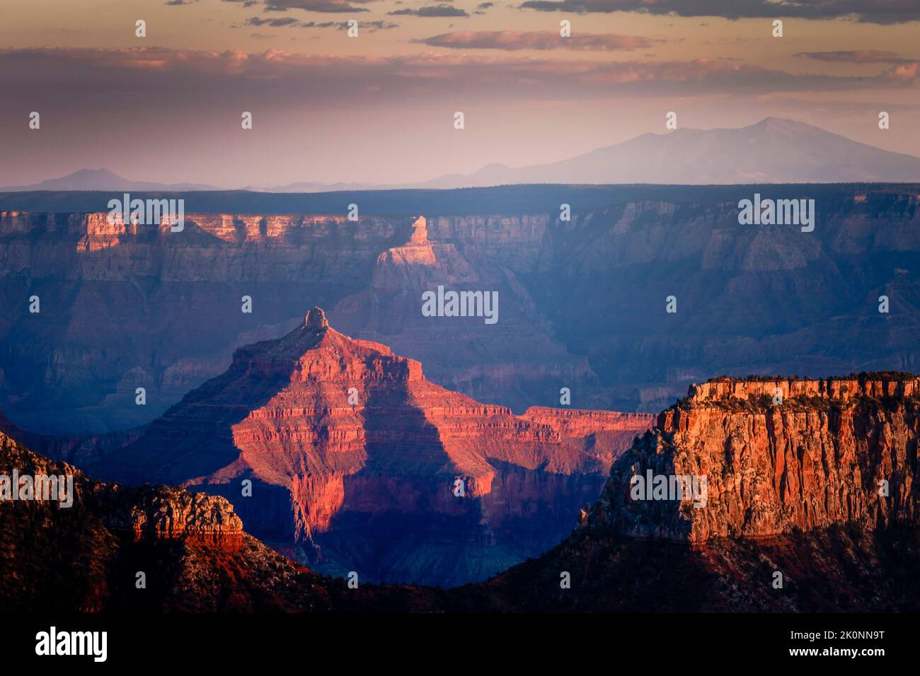 Silhouette sunset grand canyon arizona hi-res stock photography and ...
