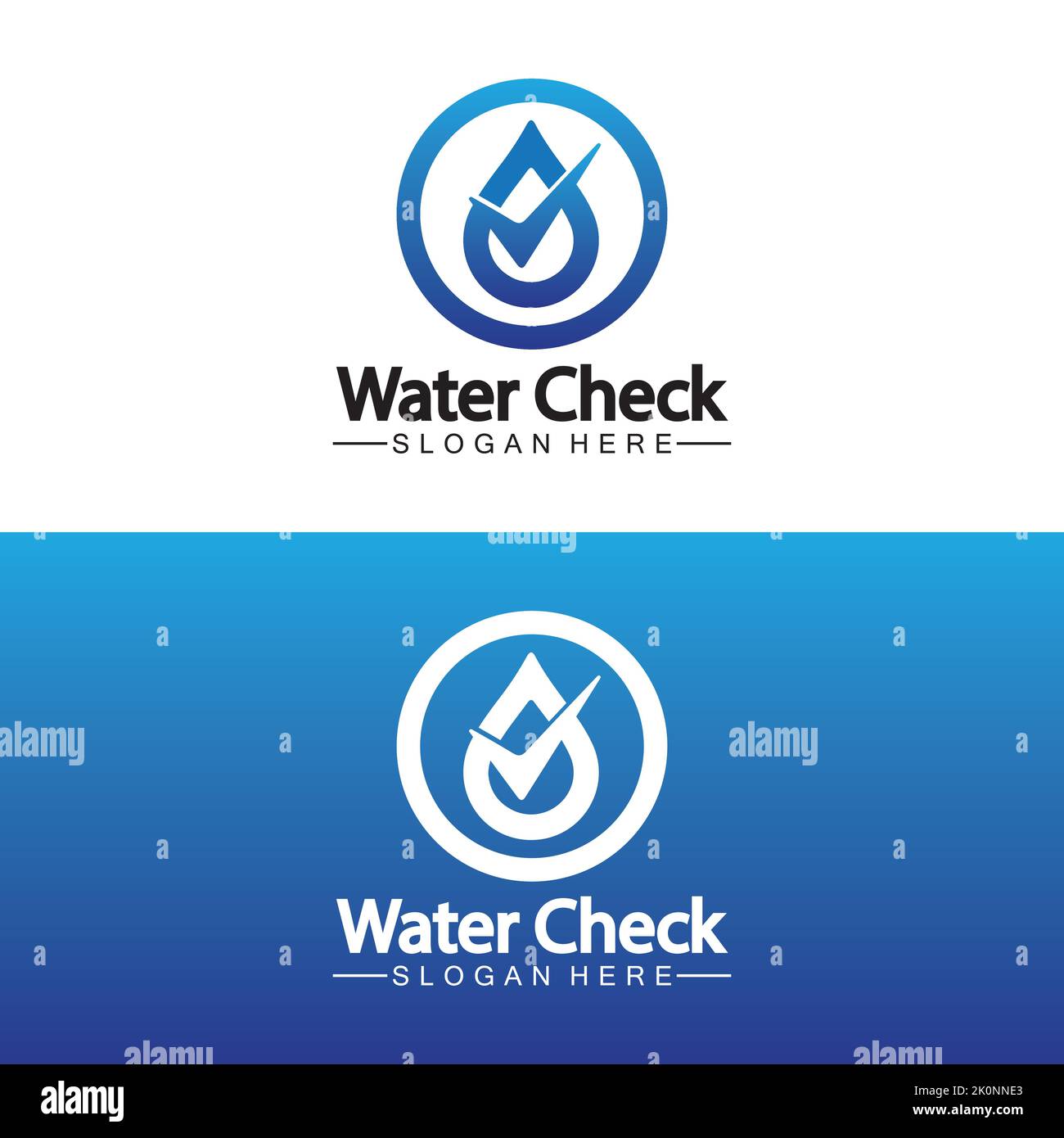 water drop check logo vector icon illustration Stock Vector Image & Art ...