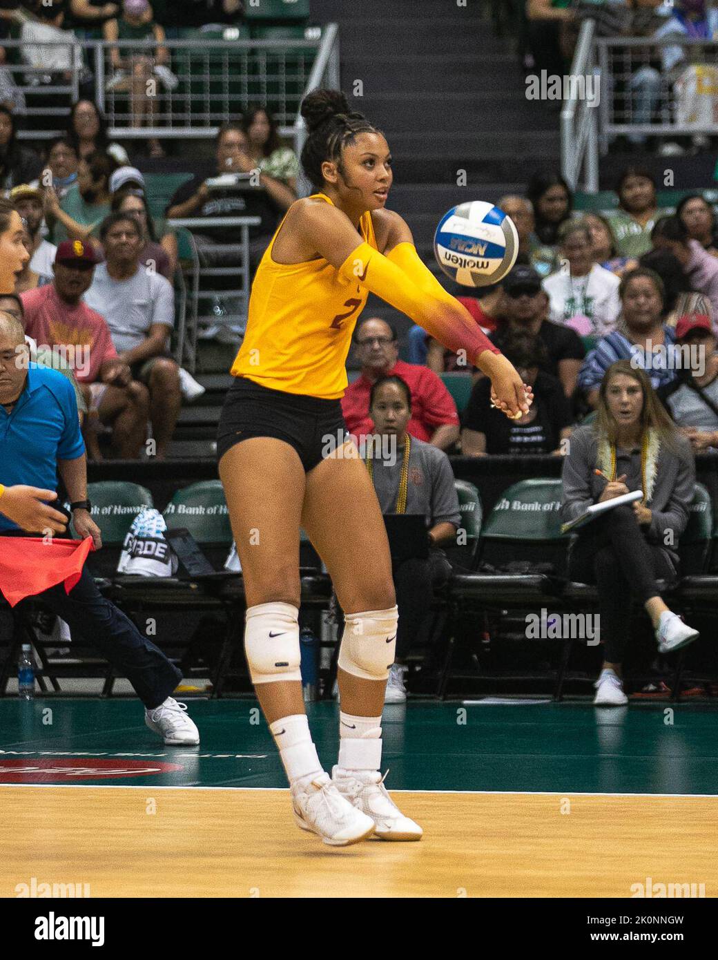 Honolulu, Hawaii. September 10, 2022 - USC outside hitter Jordan Wilson ...