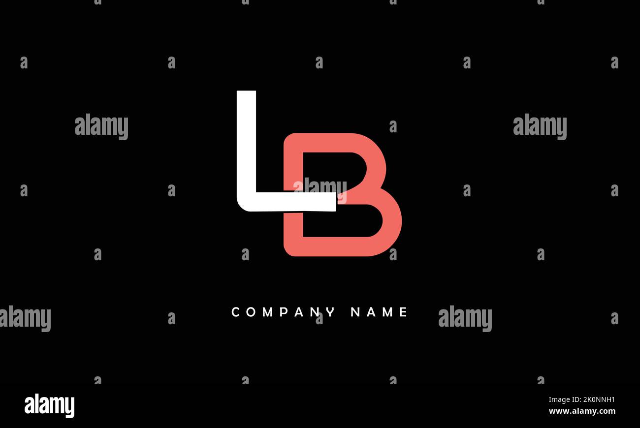 Lb real estate initials logo hi-res stock photography and images - Alamy