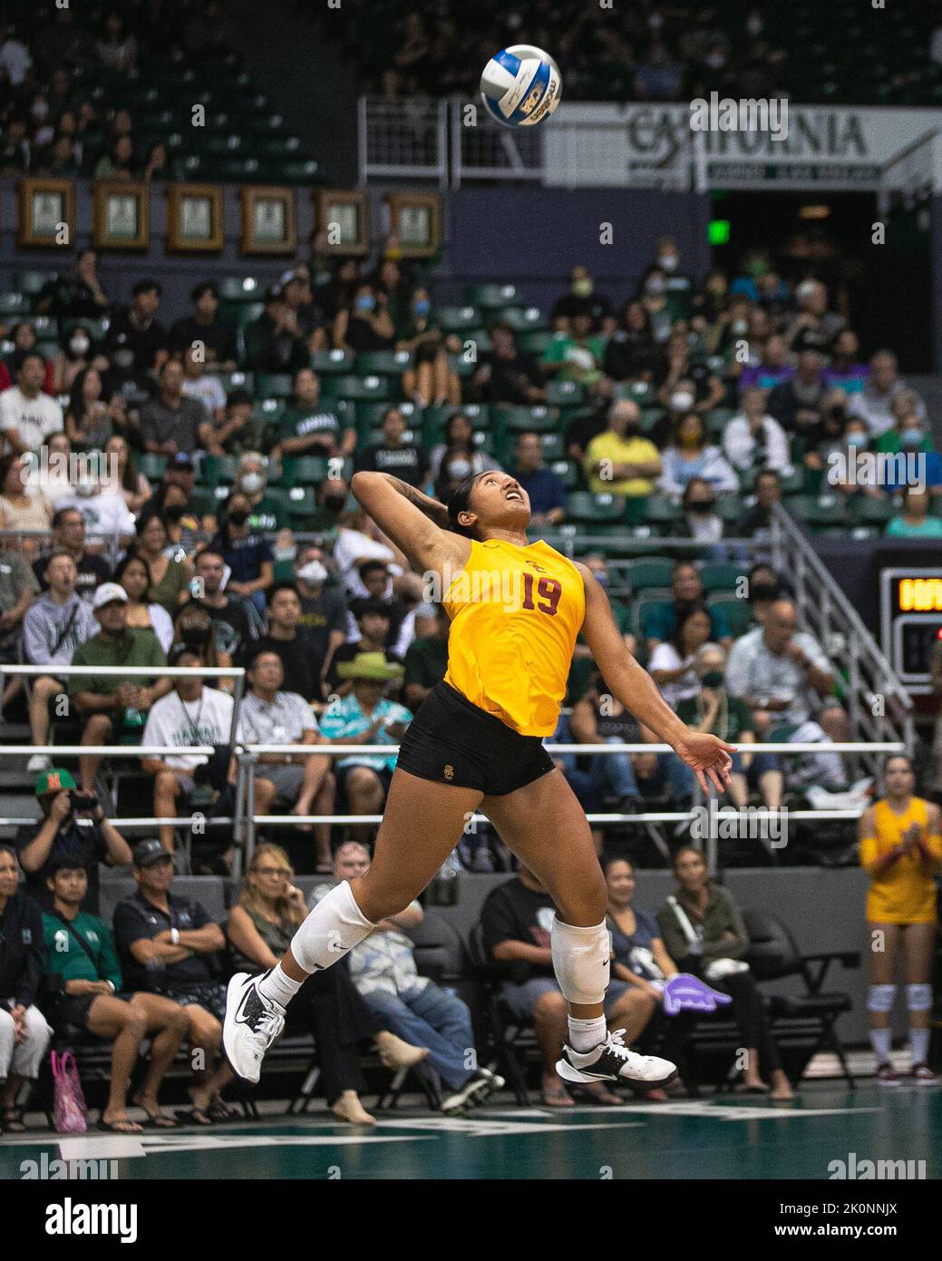 Honolulu, Hawaii. September 10, 2022 - USC setter Mia Tuaniga (19 ...
