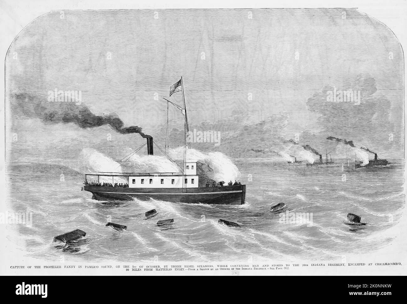 Capture of the propeller Fanny in Pamlico Sound, North Carolina ...