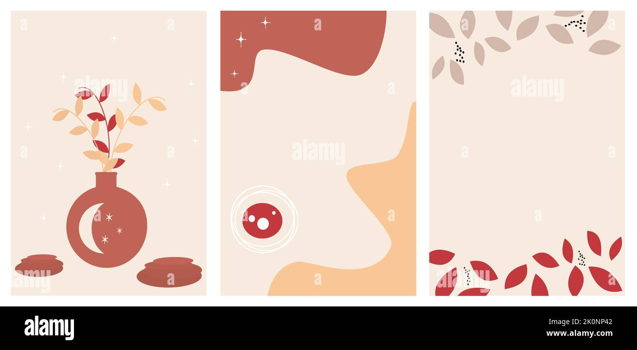 Cute set of backgrounds design for social media platform, highlight and ...