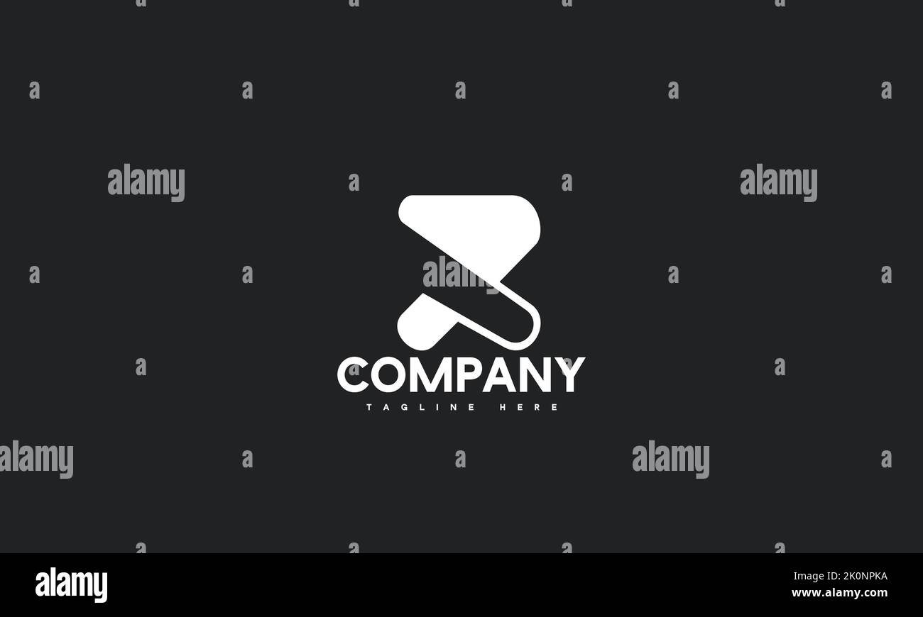 minimal letter R logo template Stock Vector Image & Art - Alamy