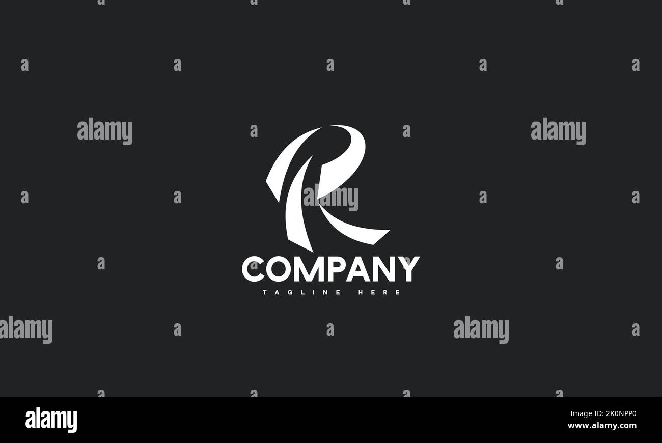 minimal letter R logo template Stock Vector Image & Art - Alamy