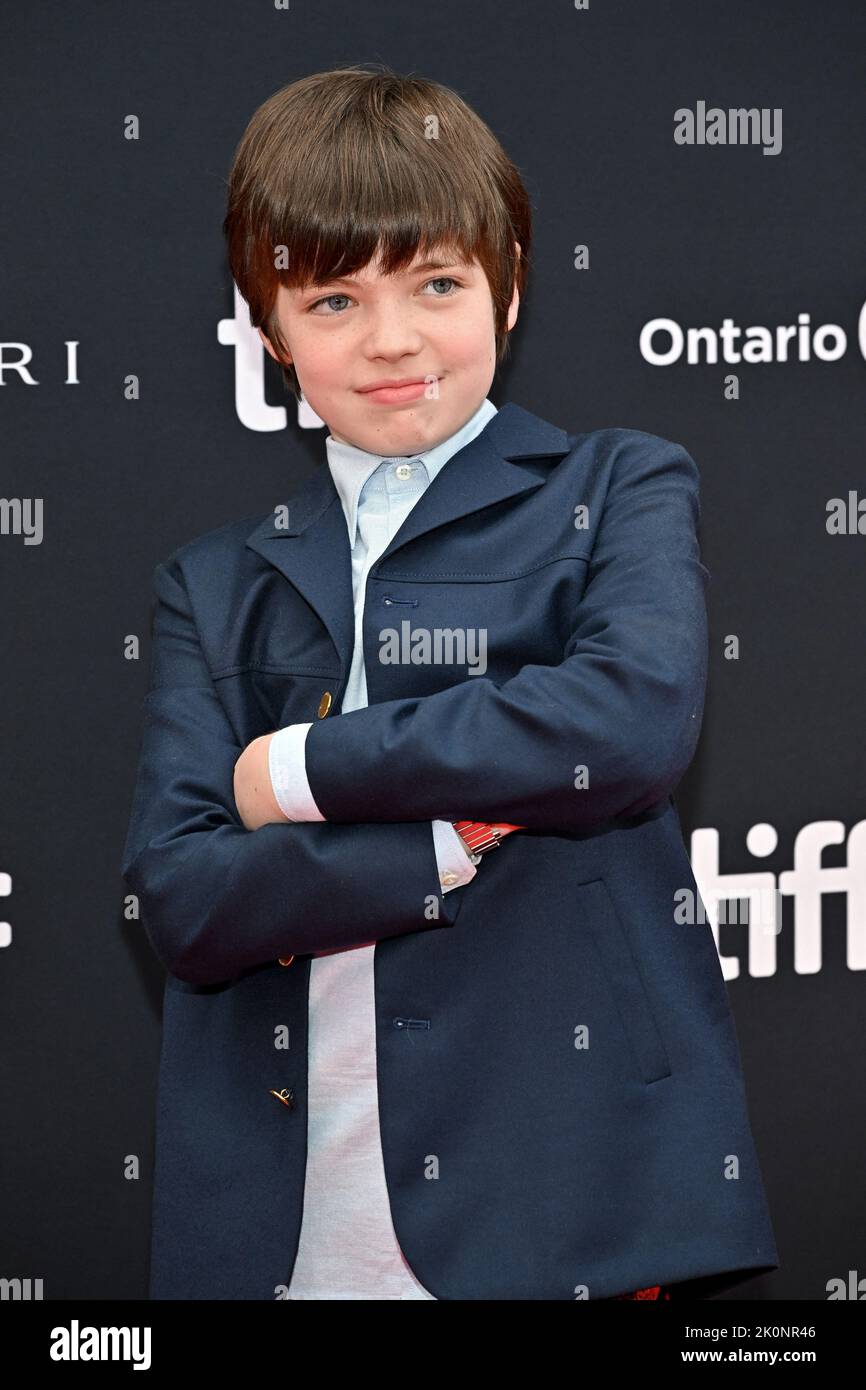 Toronto, Canada ,September 12, 2022. Maxim Swinton attends the ...