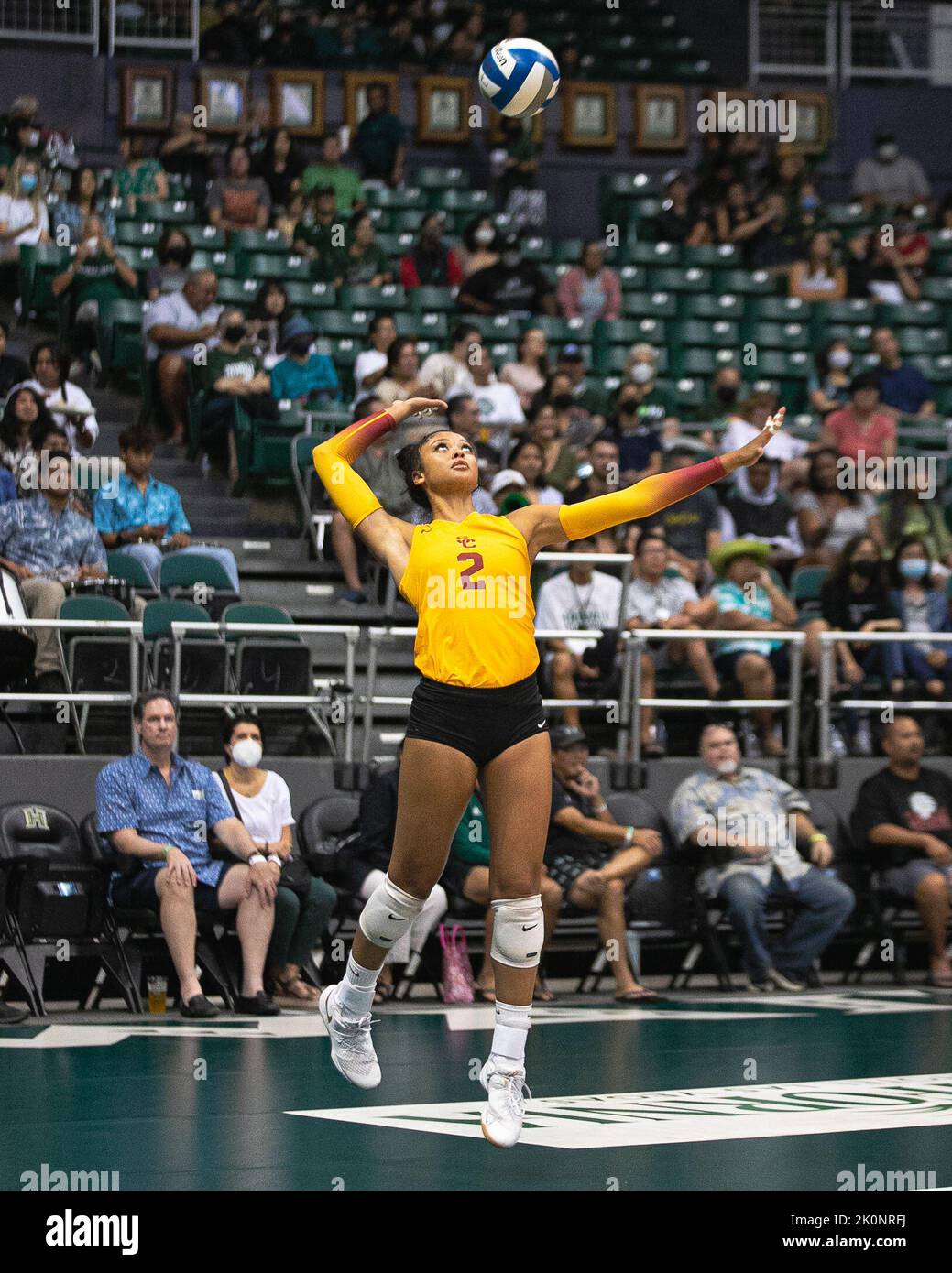 Honolulu, Hawaii. September 10, 2022 - USC outside hitter Jordan Wilson ...