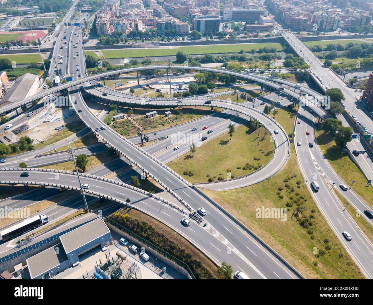 Flyover interchange hi-res stock photography and images - Alamy