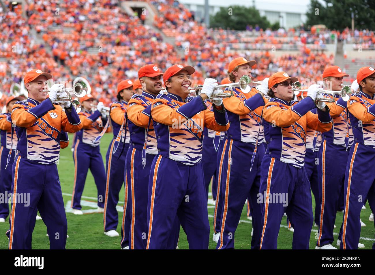 Clemson, SC, USA. 10th Sep, 2022. The Clemson Marching Band performs ...