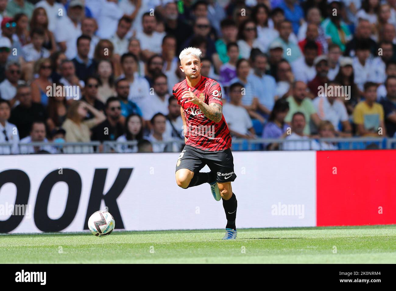 Madrid, Spain. 11th Sep, 2022. Pablo Maffeo (Mallorca) Football/Soccer ...