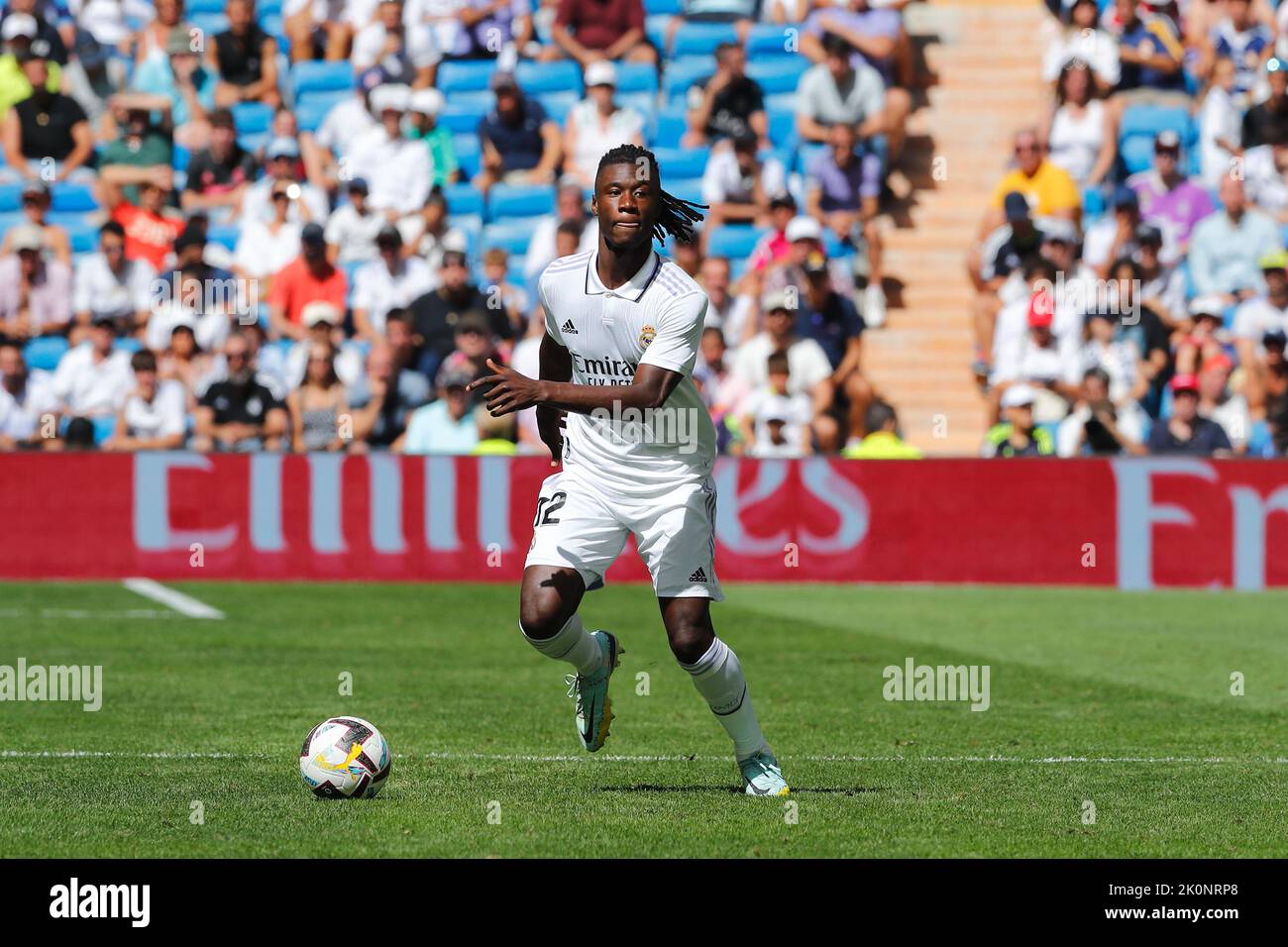 Madrid, Spain. 11th Sep, 2022. Eduardo Camavinga (Real) Football/Soccer ...